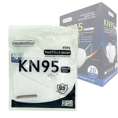 White KN95 Face Mask by WANBANG – www.theboxeddragon.com